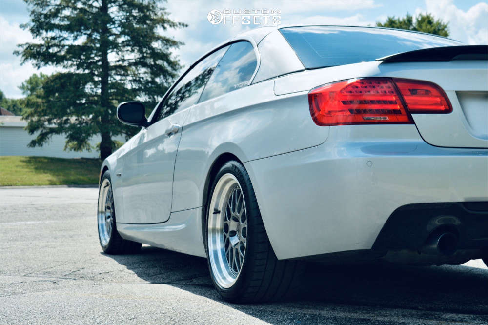 2013 BMW 335i with 18x8.5 35 Aodhan Ah02 and 265/35R18 Michelin Pilot ...