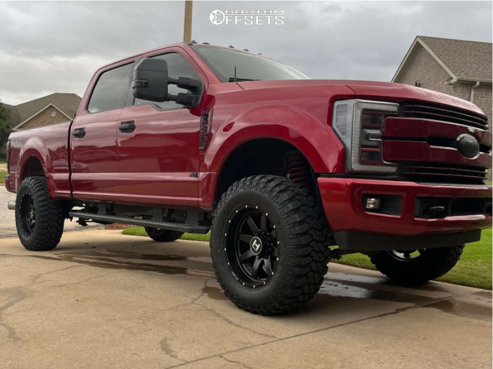 2017 Ford F-250 Super Duty with 20x10 -19 Hostile Alpha and 37/12.5R20 ...