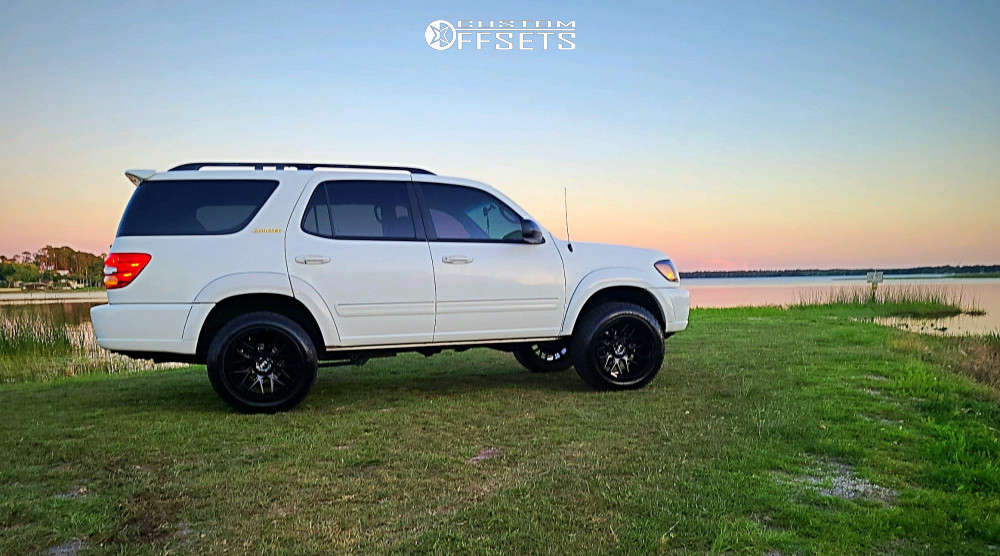 2004 Toyota Sequoia with 20x12 -44 Motiv Offroad Magnus 423b and 32/12 ...