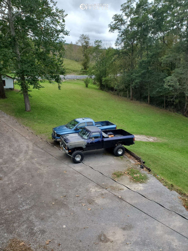 1985 Dodge W150 with 15x12 -30 American Racing Outlaw and 35/12.5R15 ...