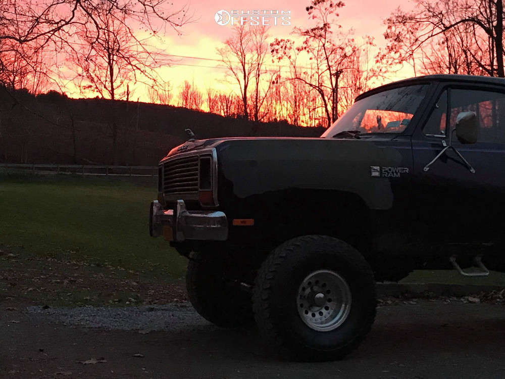 1985 Dodge W150 with 15x12 -30 American Racing Outlaw and 35/12.5R15 ...