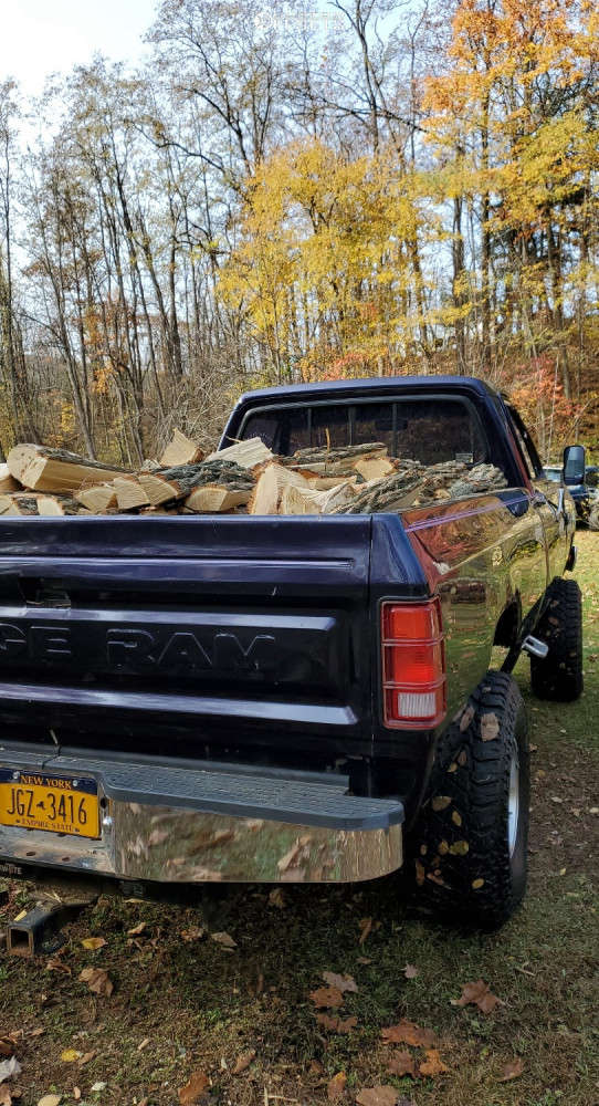 1985 Dodge W150 with 15x12 -30 American Racing Outlaw and 35/12.5R15 ...