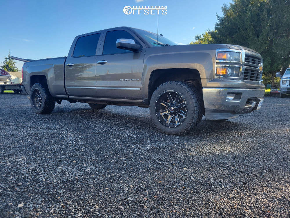 2014 Chevrolet Silverado 1500 with 20x10 -19 Ballistic Rage and 32/11 ...