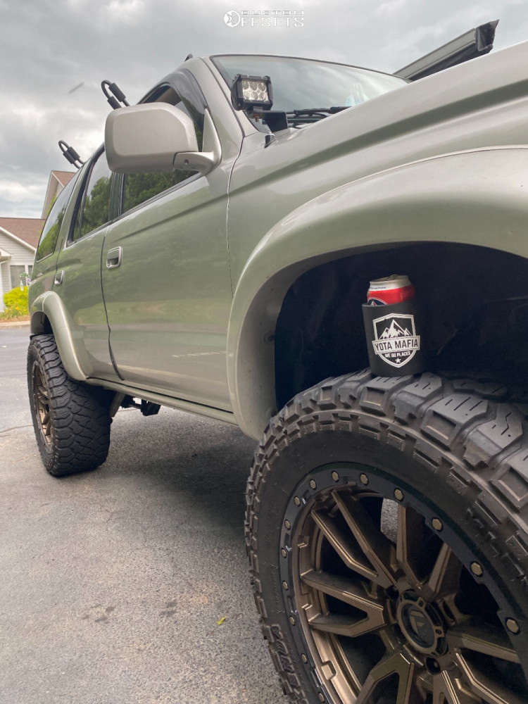 2001 Toyota 4Runner with 20x9 20 Fuel Rebel and 285/50R20 Kenda Klever ...