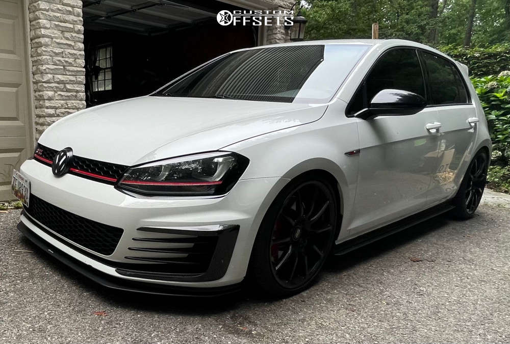 2017 Volkswagen GTI with 19x8.5 45 Neuspeed Rse102 and 235/35R19 ...