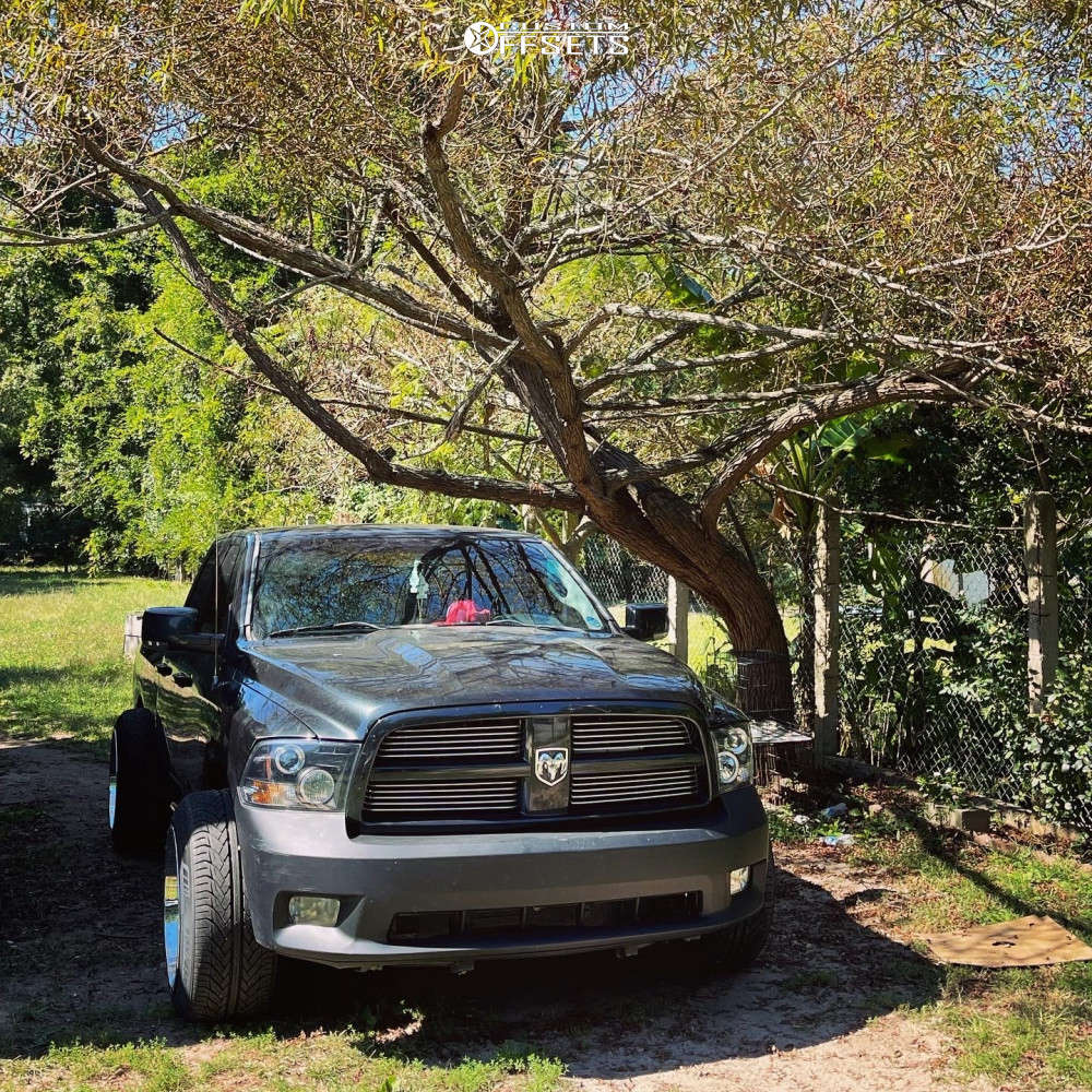 2011 Ram 1500 with 22x14 -76 Vision Spyder and 305/45R22 Lexani Lx ...
