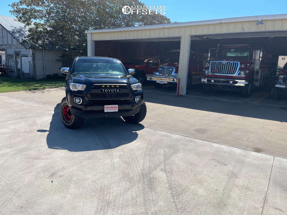 2017 Toyota Tacoma with 17x8.5 0 Method Mr305 and 33/11.5R17 BFGoodrich ...