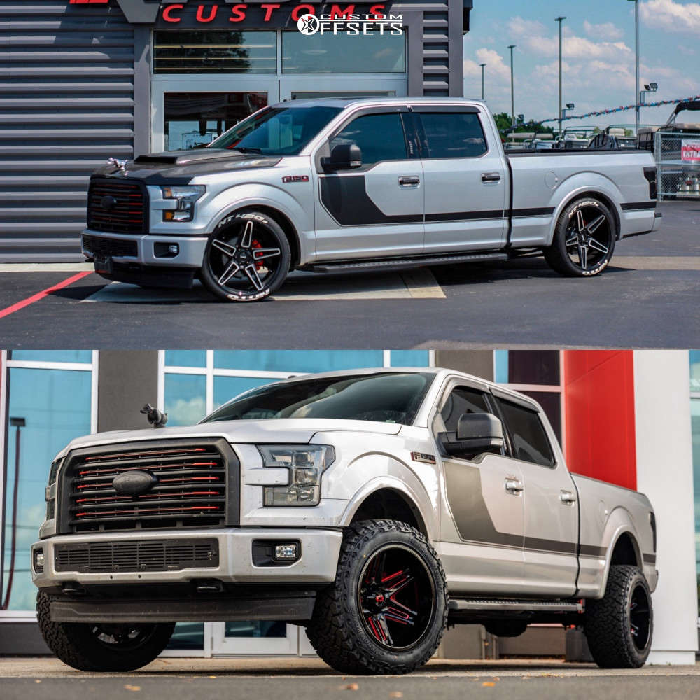 2017 Ford F-150 with 20x12 -51 Vision Razor and 33/12.5R20 Venom Power ...