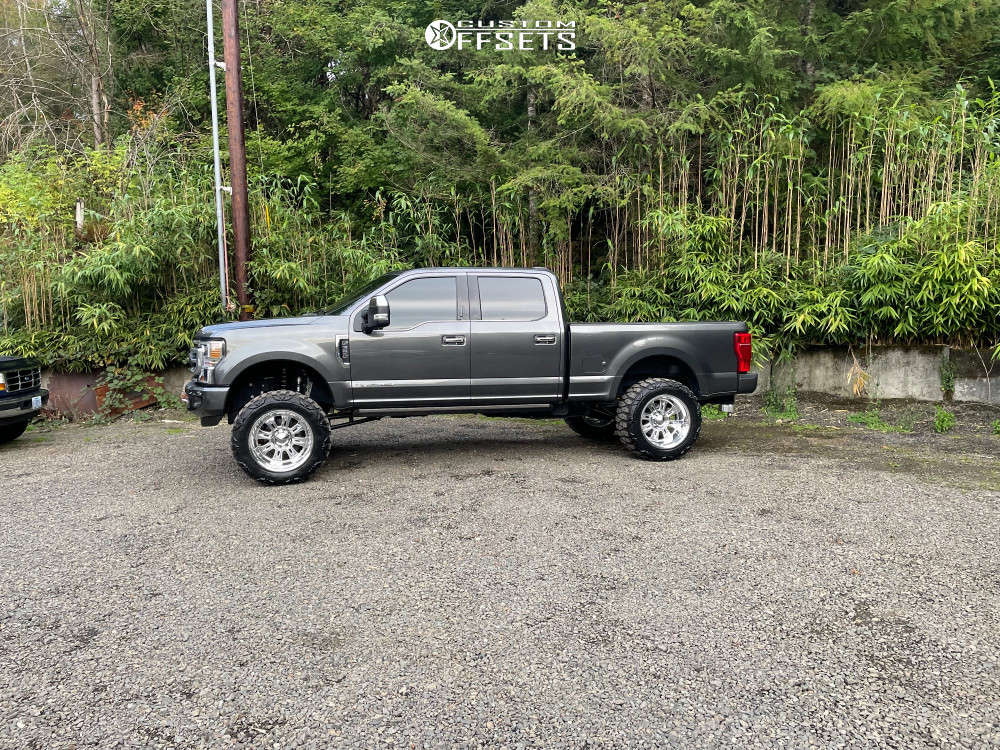 2021 Ford F-350 Super Duty with 22x12 -50 Weld Racing Velocity and 37/ ...
