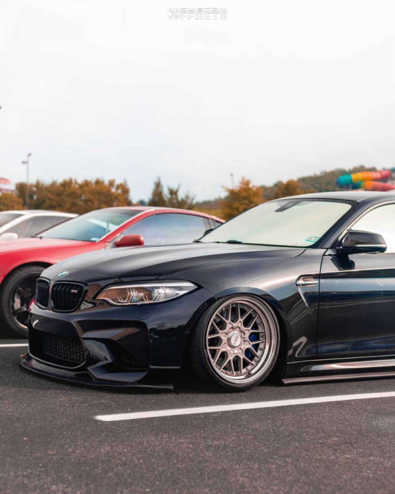 2018 BMW M2 with 18x9.5 5 BBS Rsii and 215/40R18 Federal 595 Rs-r and ...