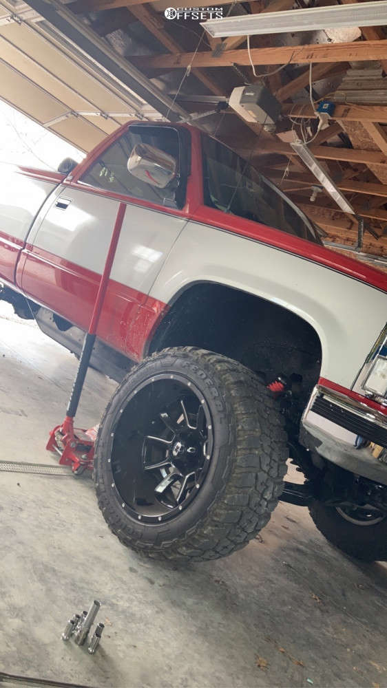 1993 Chevrolet K1500 with 20x12 -51 Vision Bomb and 33/12.5R20 Federal ...