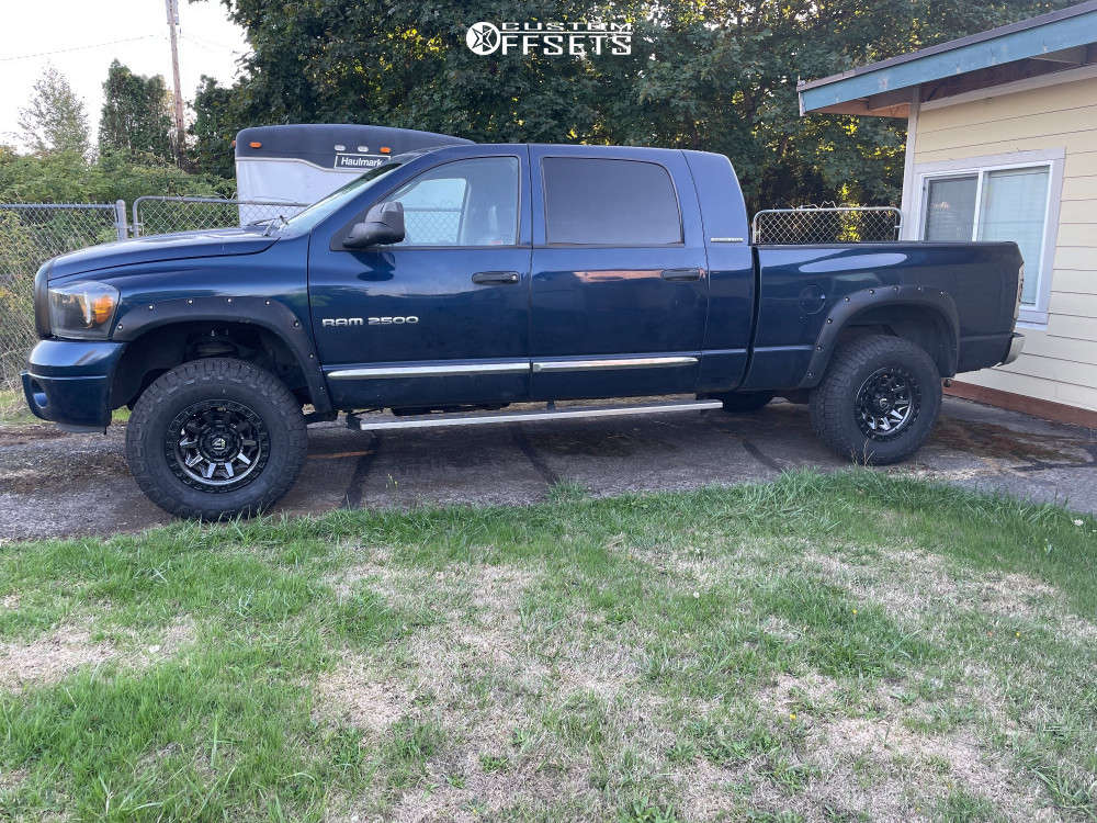 2006 Dodge Ram 2500 with 18x9 1 Fuel Covert and 295/70R18 Cooper ...