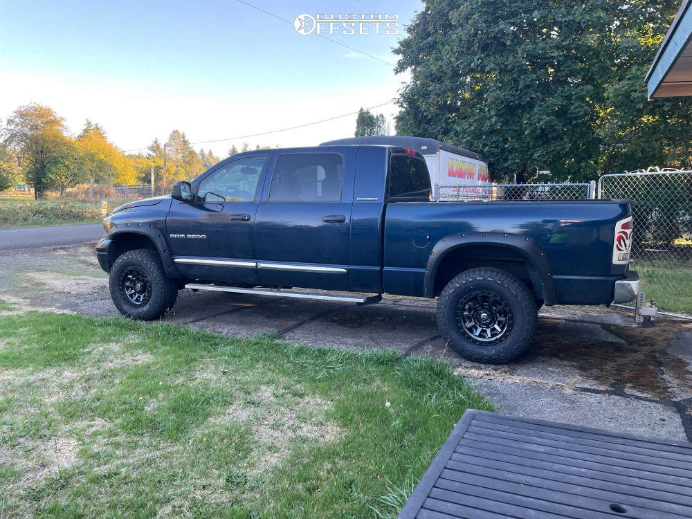 2006 Dodge Ram 2500 with 18x9 1 Fuel Covert and 295/70R18 Cooper ...