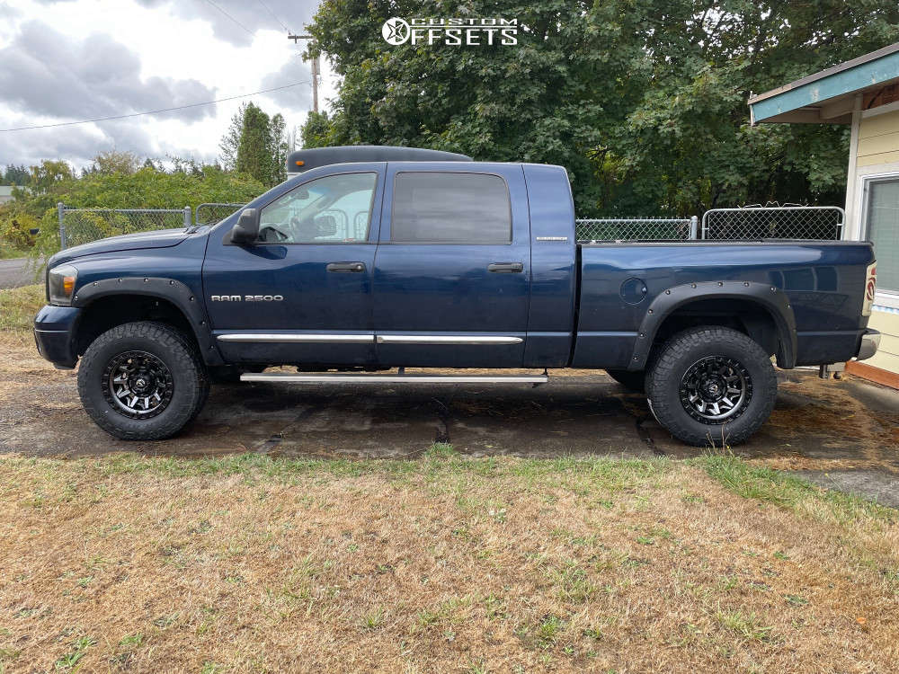 2006 Dodge Ram 2500 with 18x9 1 Fuel Covert and 295/70R18 Cooper ...
