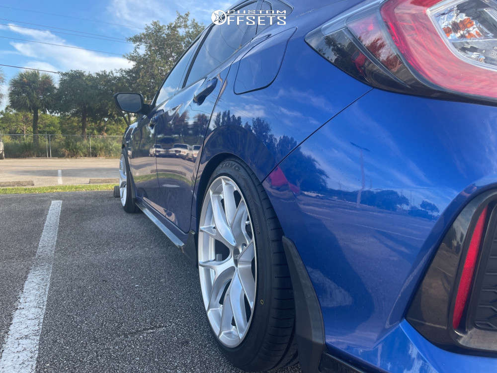 2019 Honda Civic with 18x9.5 35 ESR Rf2 and 235/40R18 Toyo Tires Proxes ...