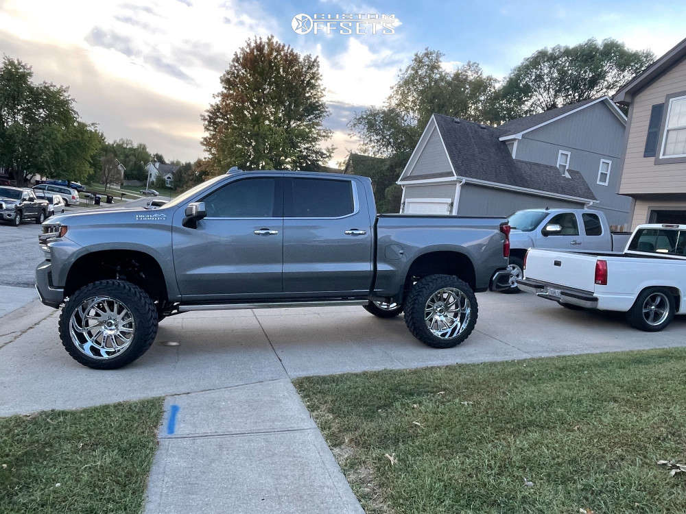 2019 Chevrolet Silverado 1500 with 24x14 -76 Hardcore Offroad Hc15 and ...