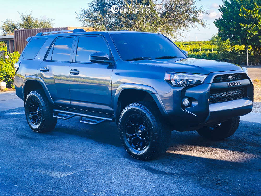 2019 Toyota 4Runner with 18x9 -13 Fuel Vapor and 33/12.5R18 Nitto Terra ...