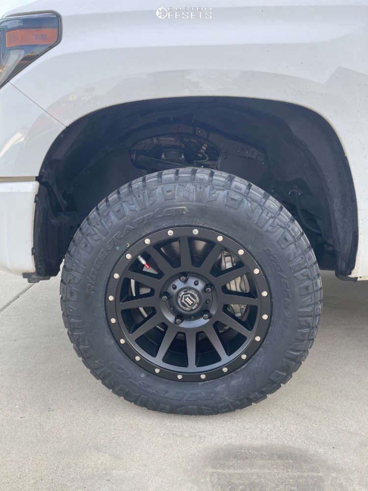 2020 Toyota Tundra with 18x8.5 25 Icon Alloys Compression and 35/14 ...