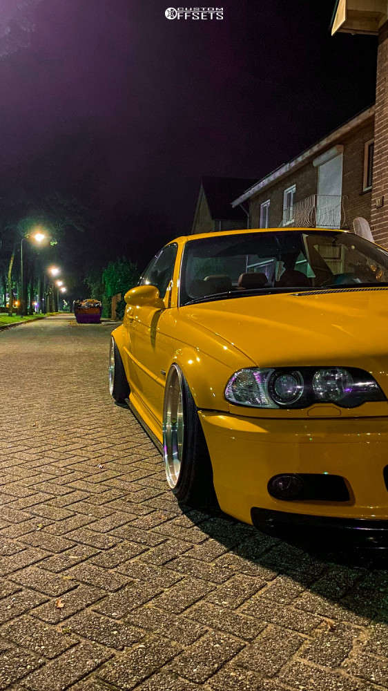 2002 BMW 330Ci with 18x11 0 Carline Cm6 and 235/40R18 Achilles Atr ...