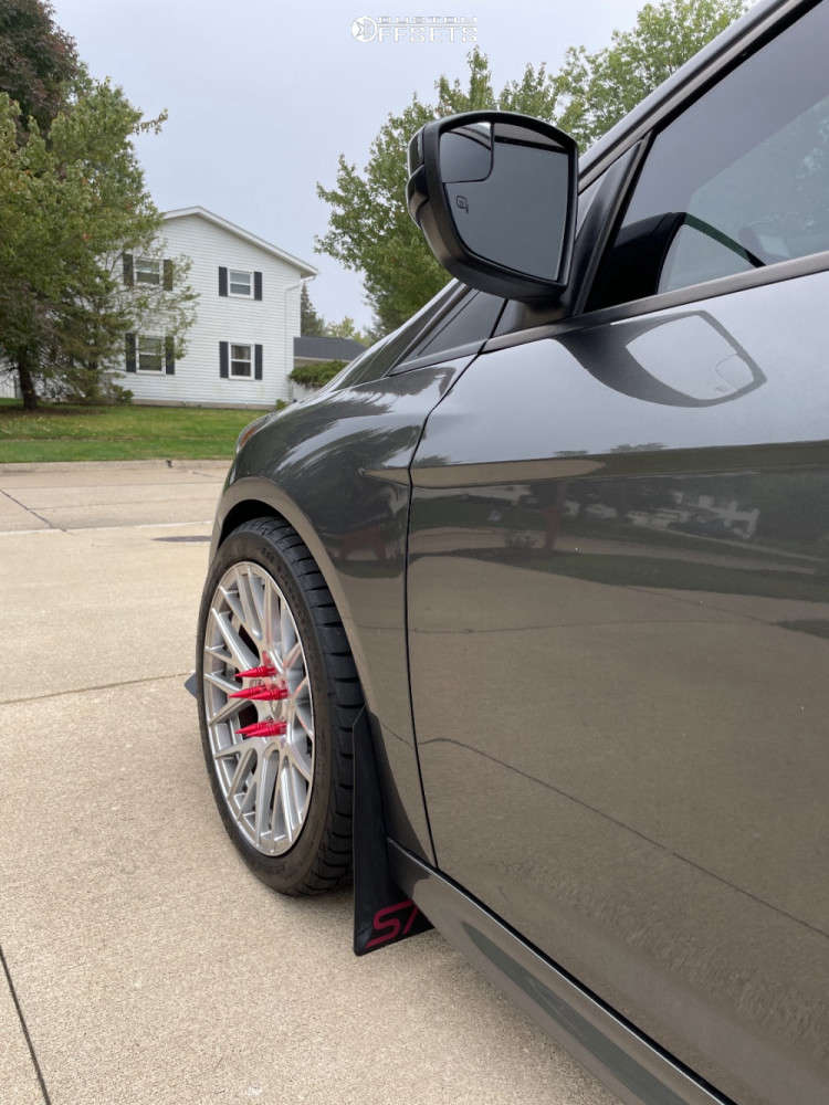 2015 Ford Focus with 18x8.5 30 ESR Rf11 and 245/40R18 BFGoodrich Sport ...