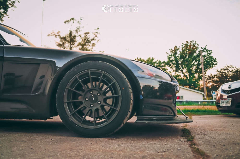 2001 Honda S2000 with 17x9 45 Enkei Nt03rr and 255/40R17 Bridgestone ...