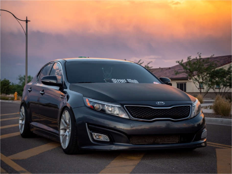 2015 Kia Optima with 18x8.5 35 Aodhan Ah-x and 235/40R18 Fullrun F7000 ...