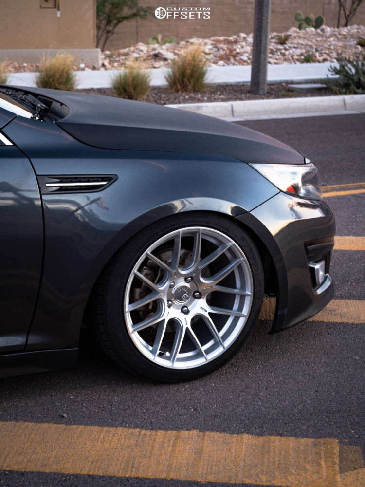 2015 Kia Optima with 18x8.5 35 Aodhan Ah-x and 235/40R18 Fullrun F7000 ...