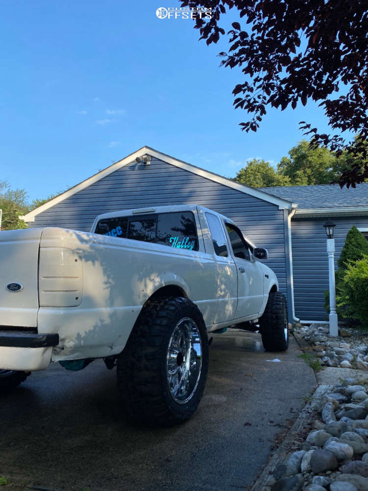 2003 Ford Ranger with 20x12 -55 XD Riot and 33/12.5R20 Federal Couragia ...