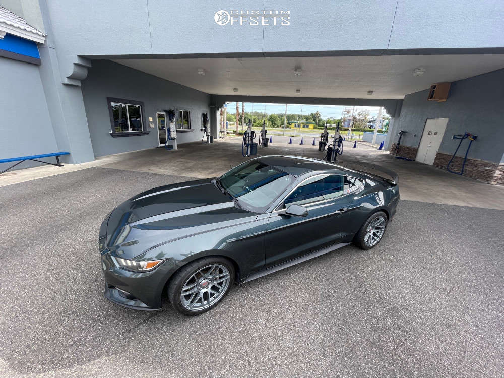 2016 Ford Mustang with 19x10 30 Curva C5 and 255/40R19 Michelin Pilot ...
