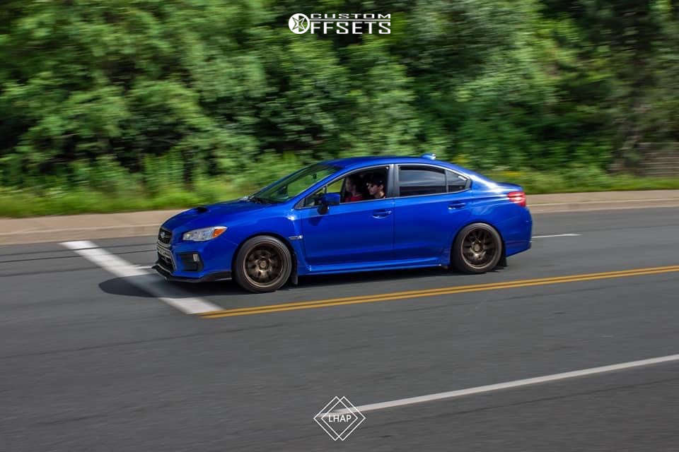 2019 Subaru WRX with 18x9.5 35 Aodhan Ah-x and 245/40R18 Nitto Neo Gen ...