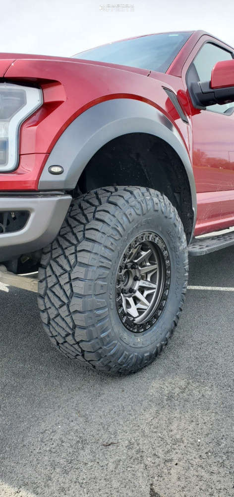 2018 Ford F-150 with 17x9 1 Fuel Covert and 35/12.5R17 Nitto Ridge ...