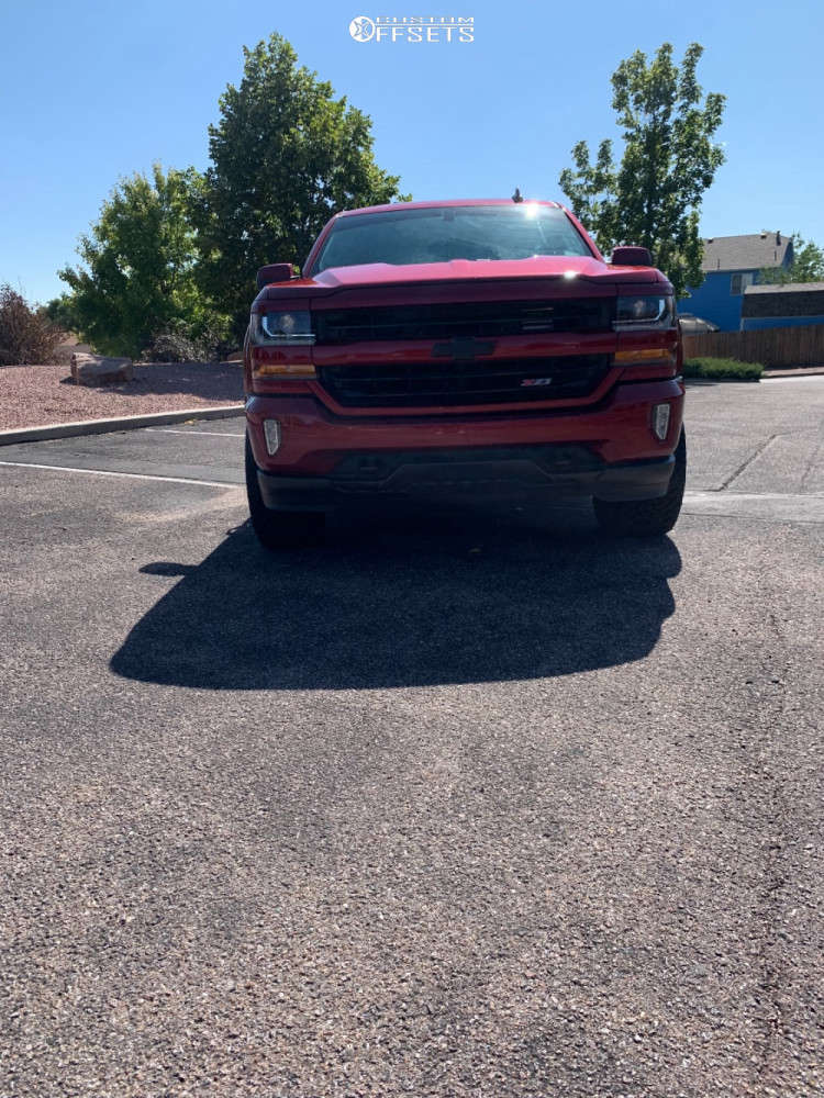 2018 Chevrolet Silverado 1500 with 20x10 -24 Wicked Offroad W903 and 33 ...