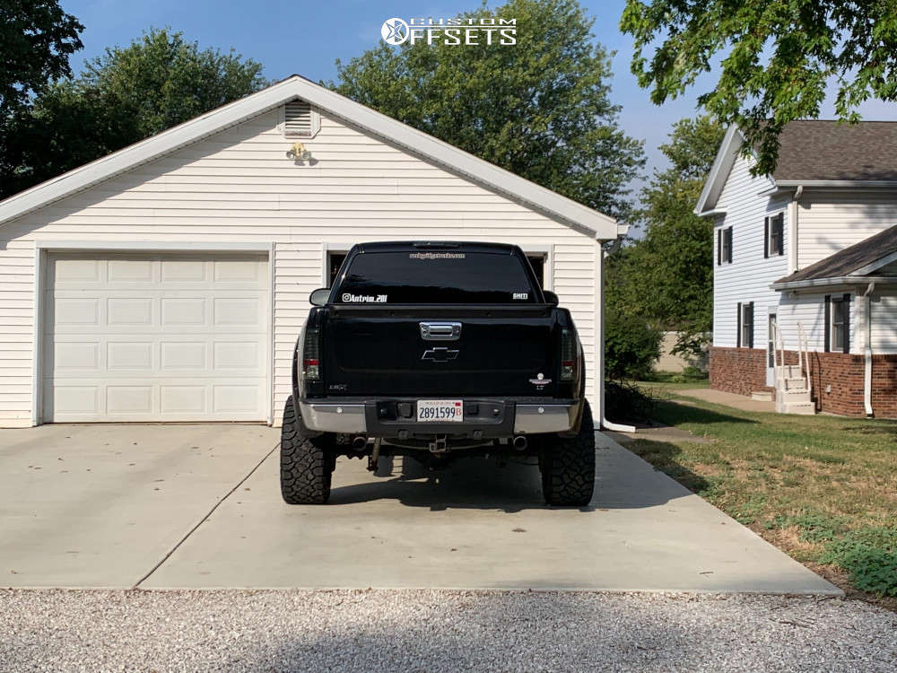 2013 Chevrolet Silverado 1500 with 22x12 -44 Hardcore Offroad Hc19 and ...