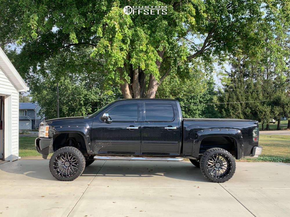 2013 Chevrolet Silverado 1500 with 22x12 -44 Hardcore Offroad Hc19 and ...