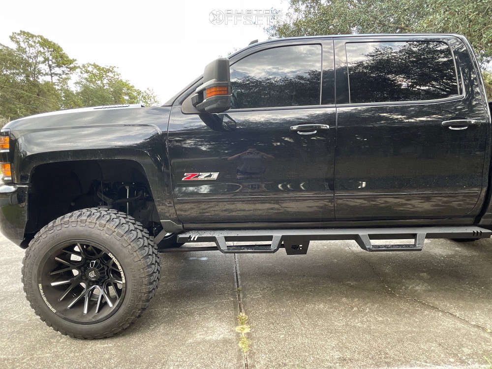 2016 Chevrolet Silverado 2500 HD with 22x14 -76 Dropstars 654bm and 37/ ...