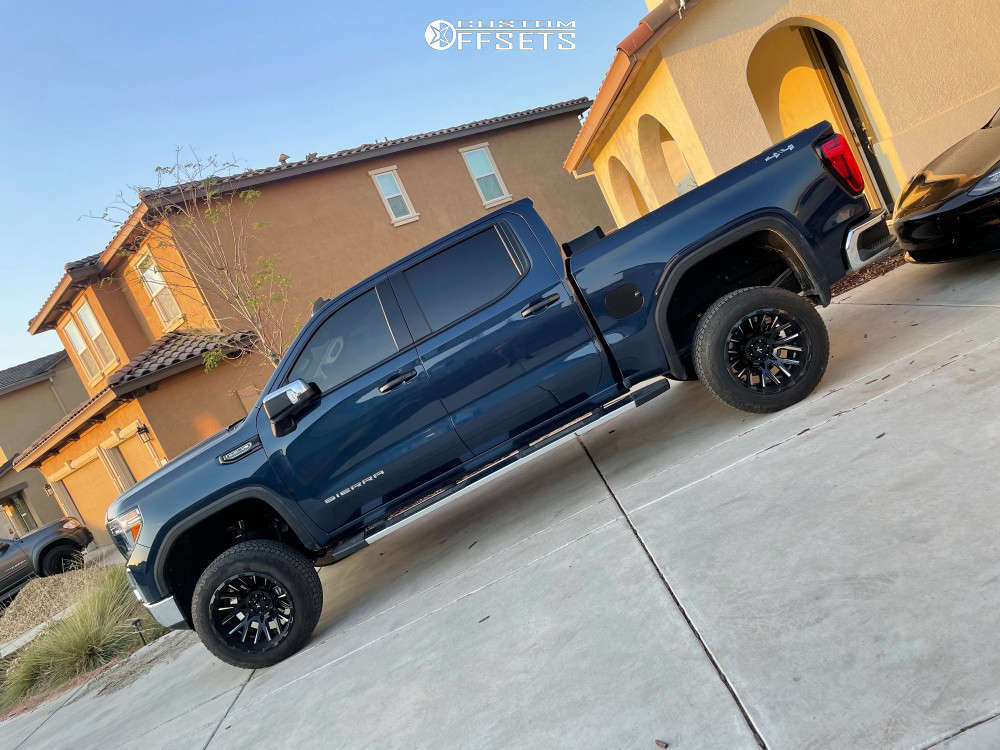 2019 GMC Sierra 1500 with 20x12 -44 V-Rock Recoil and 275/55R20 ...