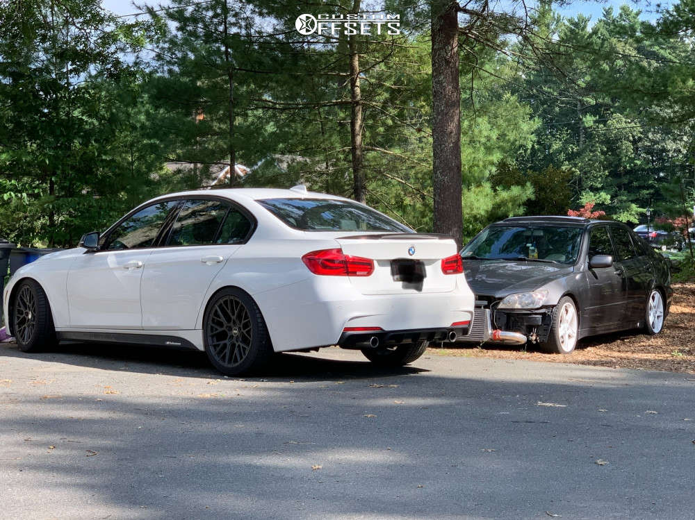 2016 BMW 340i XDrive with 19x8.5 30 ESR Forged Rf11 and 245/40R19 ...