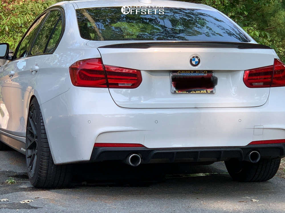 2016 BMW 340i XDrive with 19x8.5 30 ESR Forged Rf11 and 245/40R19 ...