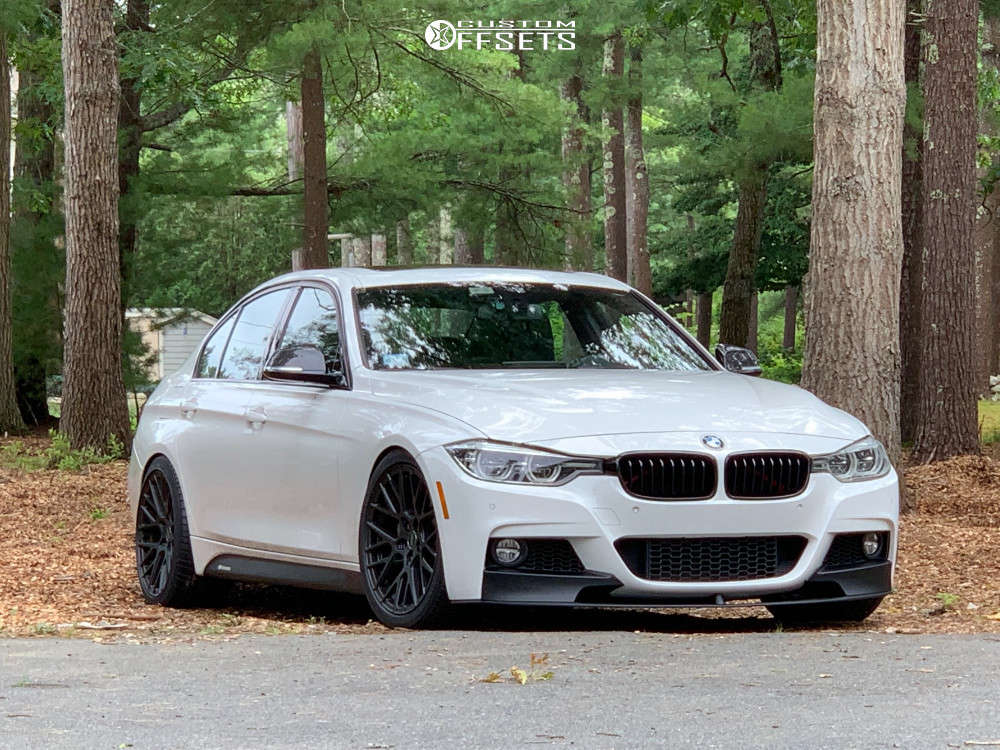 2016 BMW 340i XDrive with 19x8.5 30 ESR Forged Rf11 and 245/40R19 ...