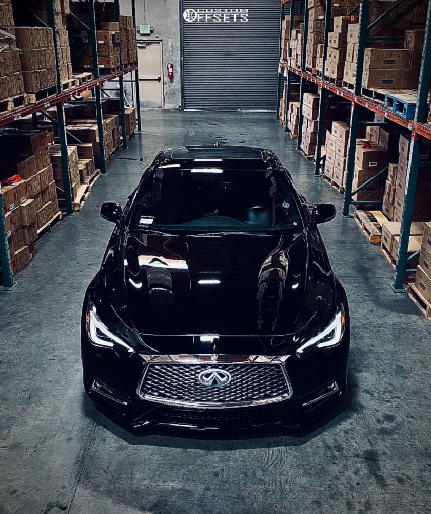 2017 INFINITI Q60 with 20x10.5 25 Ferrada CM2 and 235/35R20 Delinte D7 ...