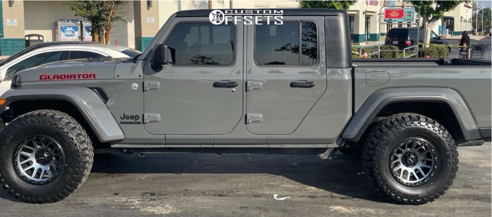 2021 Jeep Gladiator with 17x9 -12 Vision Nemesis and 35/12.5R17 Falken ...