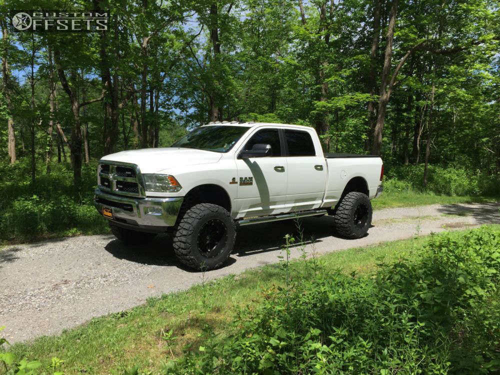 2013 Ram 2500 with 20x12 -44 Fuel Hostage and 37/13.5R20 Nitto Mud ...