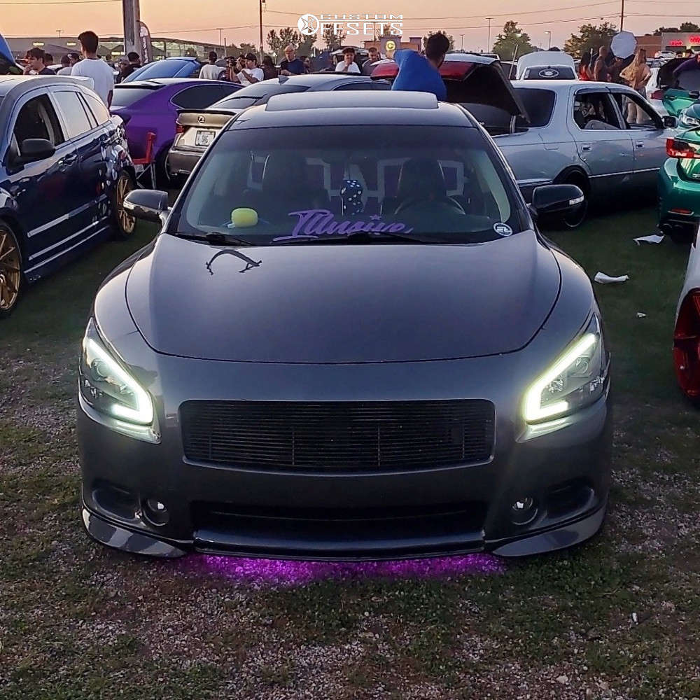 2009 Nissan Maxima Nearly Flush Coilovers | Custom Offsets