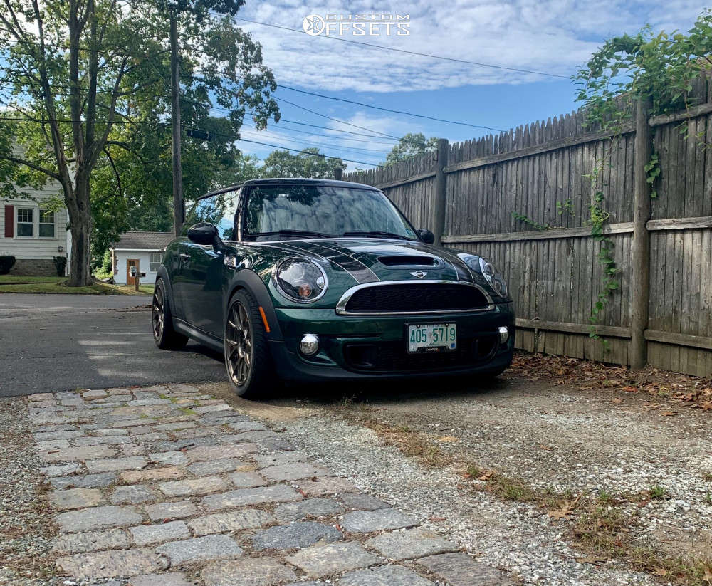 2013 Mini Cooper with 17x8 45 Konig Ampliform and 225/45R17 Federal ...