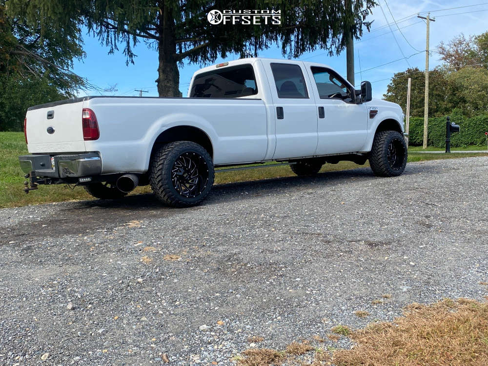 2010 Ford F-250 Super Duty with 20x12 -44 Hardrock Crusher and 33/12 ...