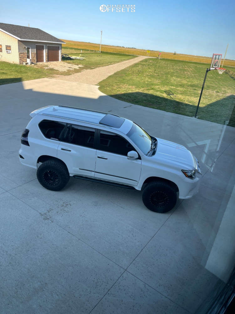 2016 Lexus GX460 with 17x8.5 -38 Stealth Custom Series Br6 and 295 ...