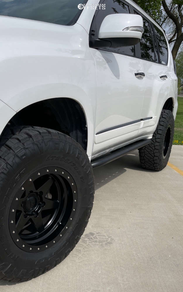 2016 Lexus GX460 with 17x8.5 -38 Stealth Custom Series Br6 and 295 ...