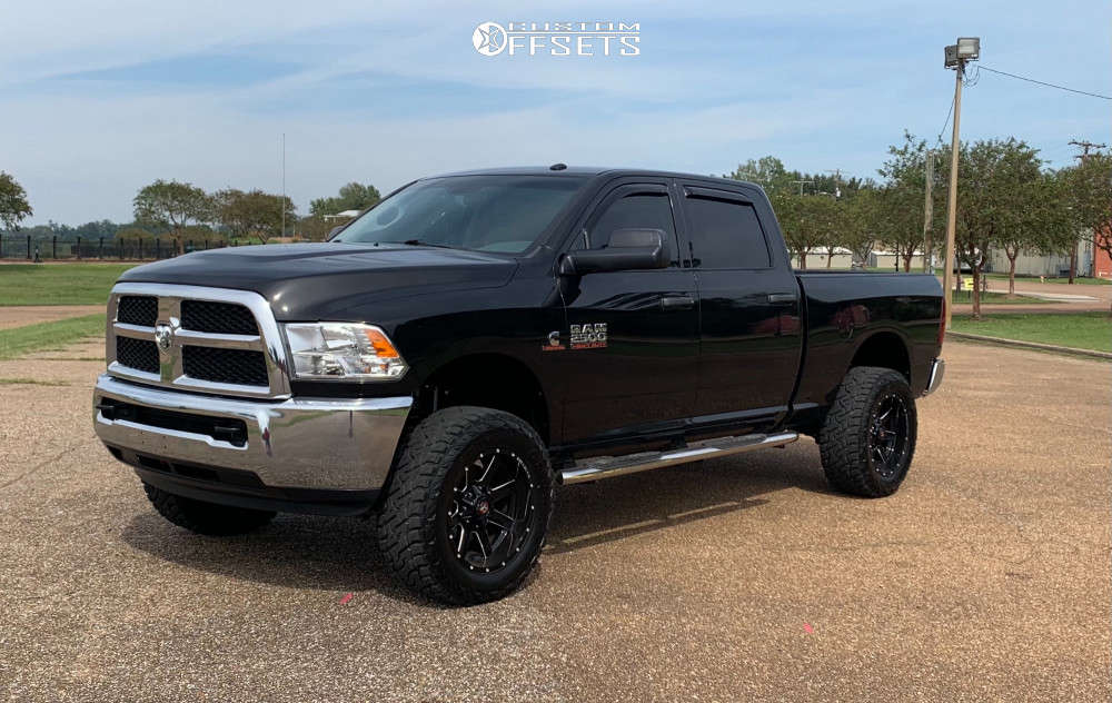 2018 Ram 2500 with 20x10 -18 Ballistic Rage and 35/12.5R20 Predator New ...