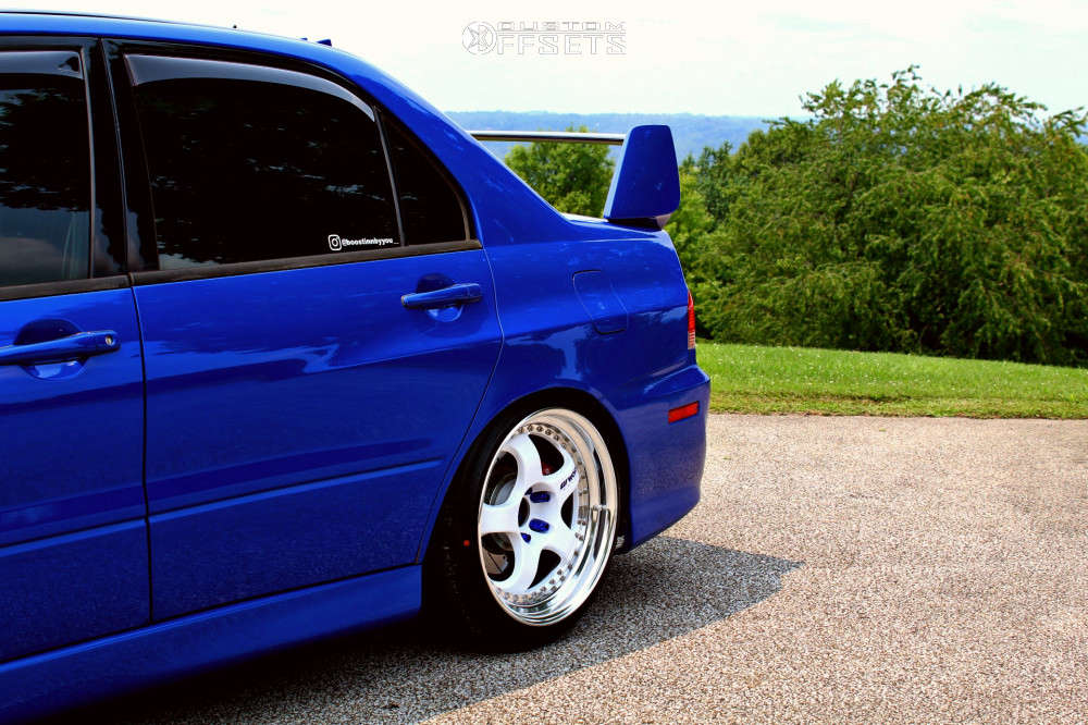 2003 Mitsubishi Lancer Wheel Offset Flush Coilovers | 1910372 | Custom ...