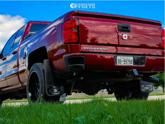 2016 Chevrolet Silverado 1500 with 20x12 -44 Krank Off Road Ambush and ...